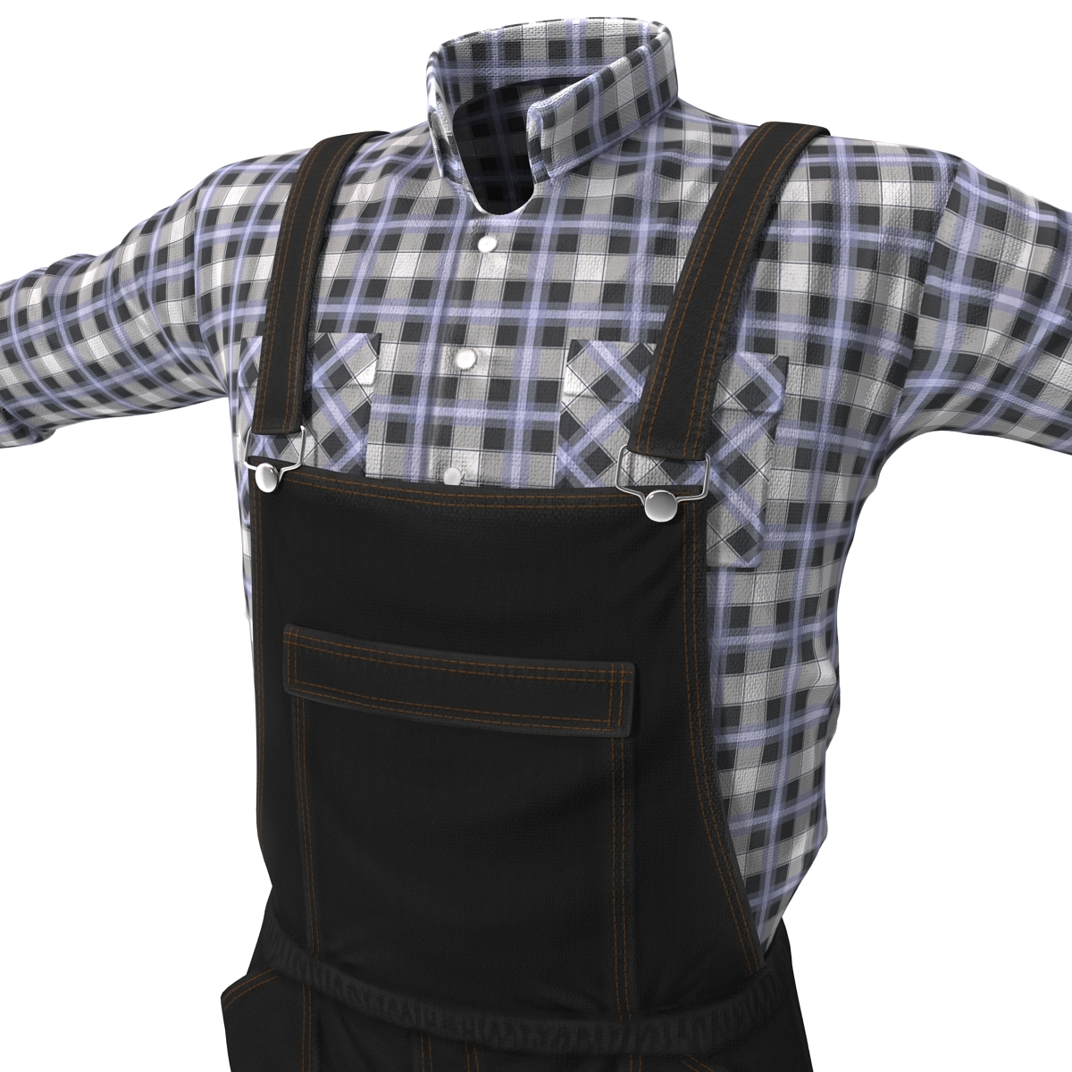 farmer clothes 3d model