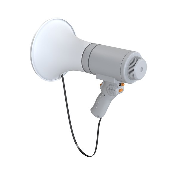 electric megaphone speaker 3ds