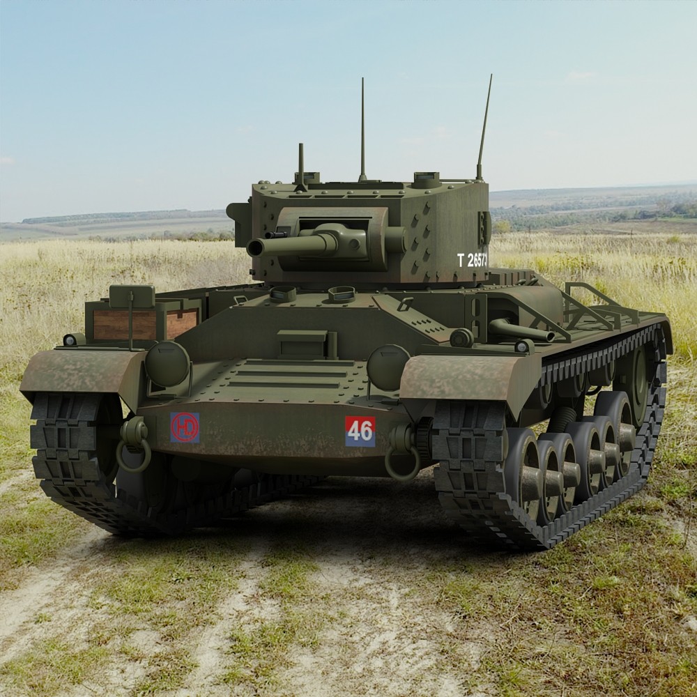 ww2 tank valentine 3d max