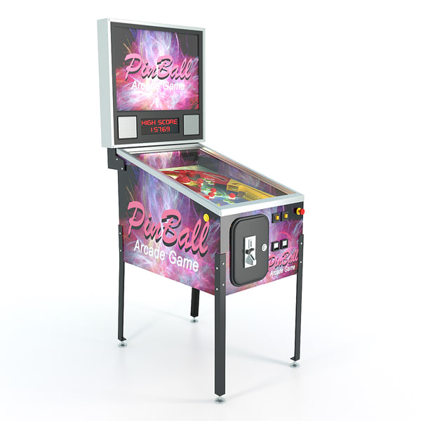 3d pinball arcade model