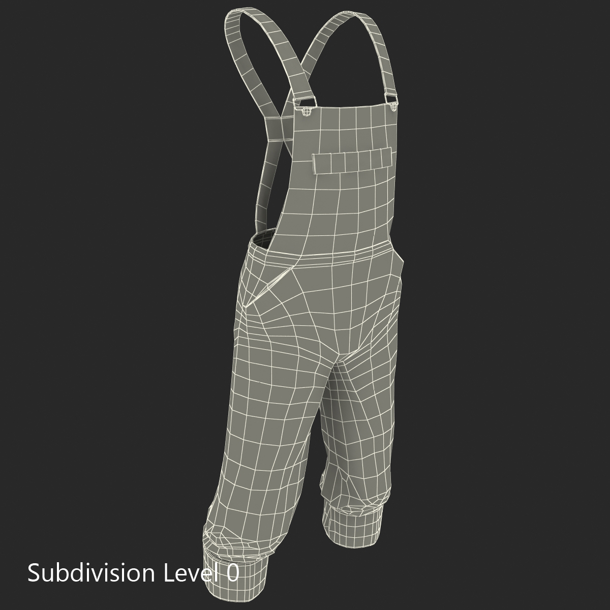 3d max overalls jeans