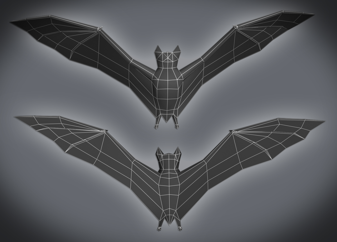 bats pack animations 3d fbx