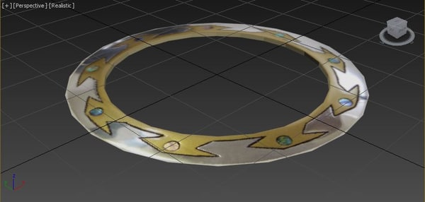 3d chakram blade model