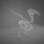 3d model bird skeleton