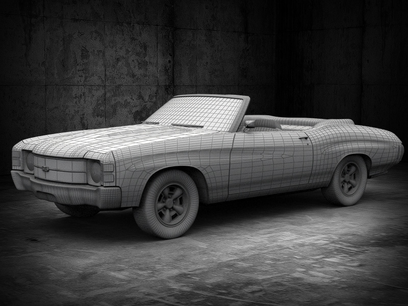 chevrolet chevelle ss 3d model