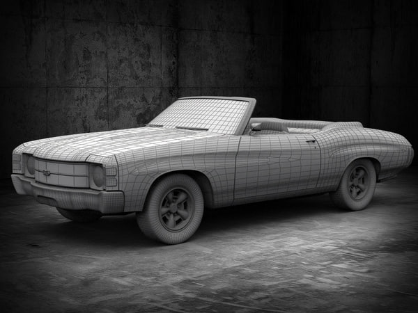 chevrolet chevelle ss 3d model