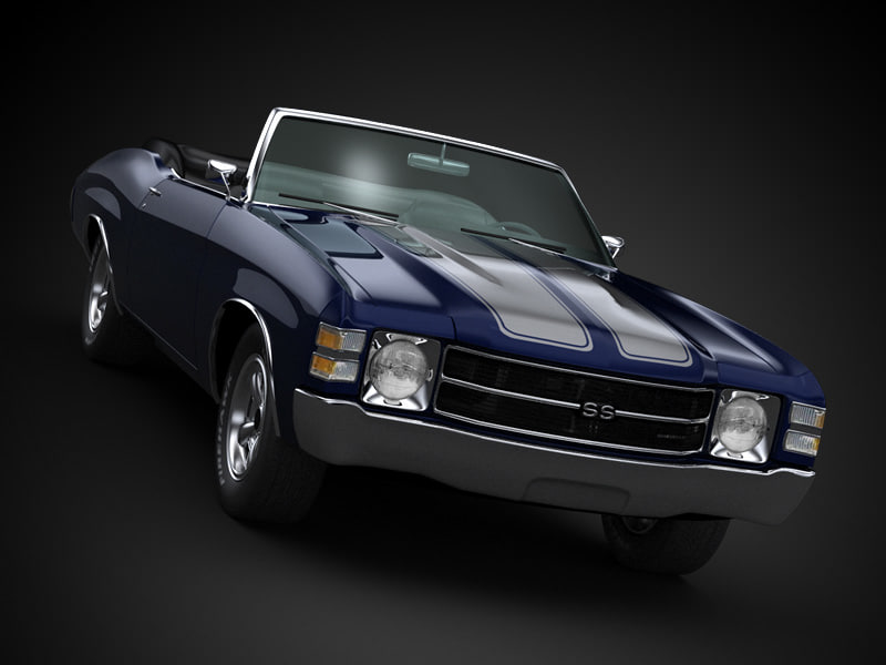 chevrolet chevelle ss 3d model
