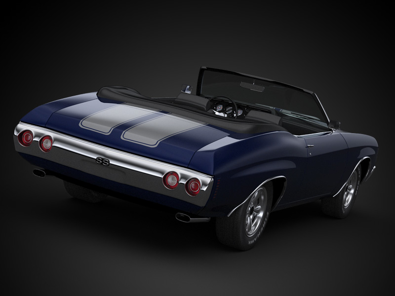chevrolet chevelle ss 3d model