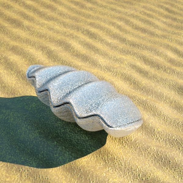 3d model clam shell