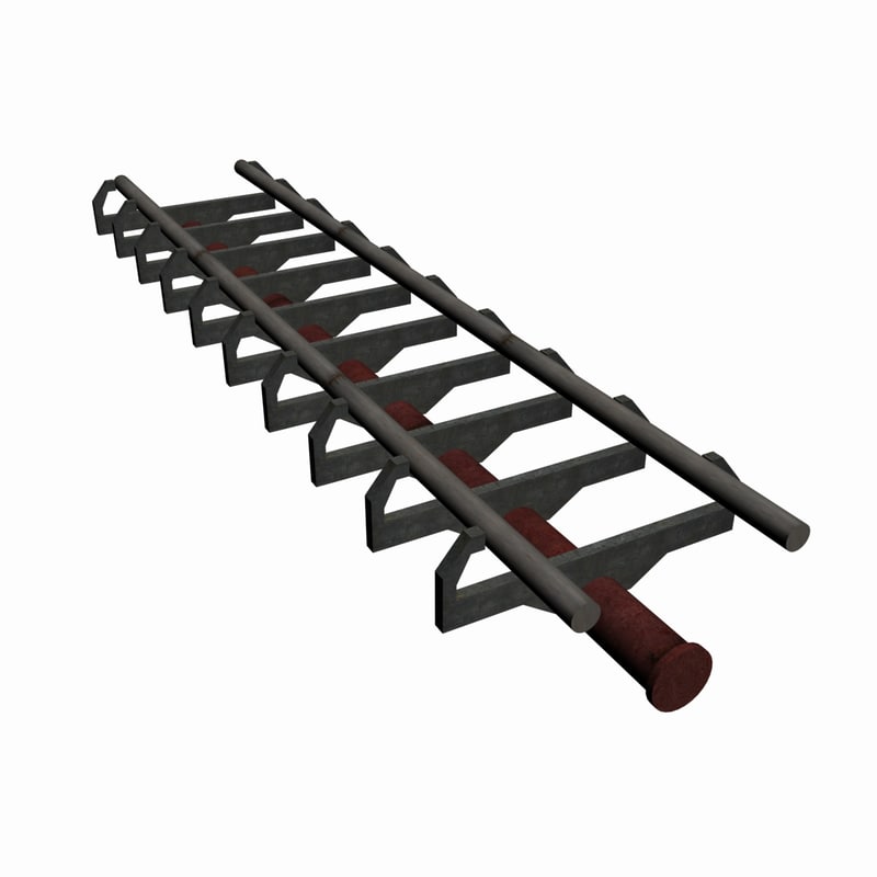 3d model roller coaster track