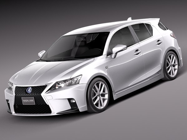 2014 lexus ct 3d model