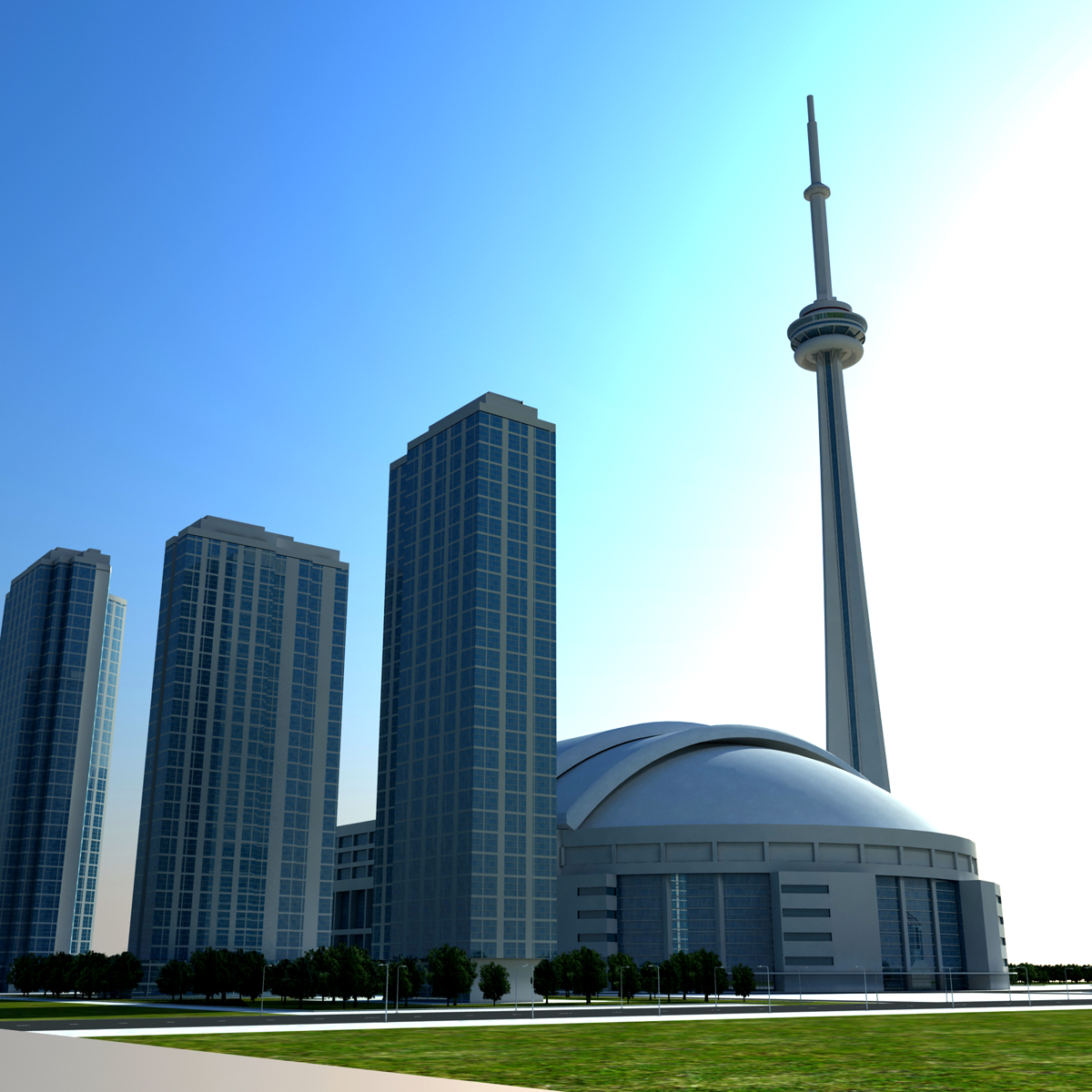 3d toronto buildings