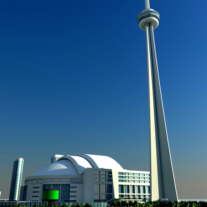 3d toronto buildings