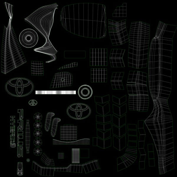 3d model toyota prius 2014 new york