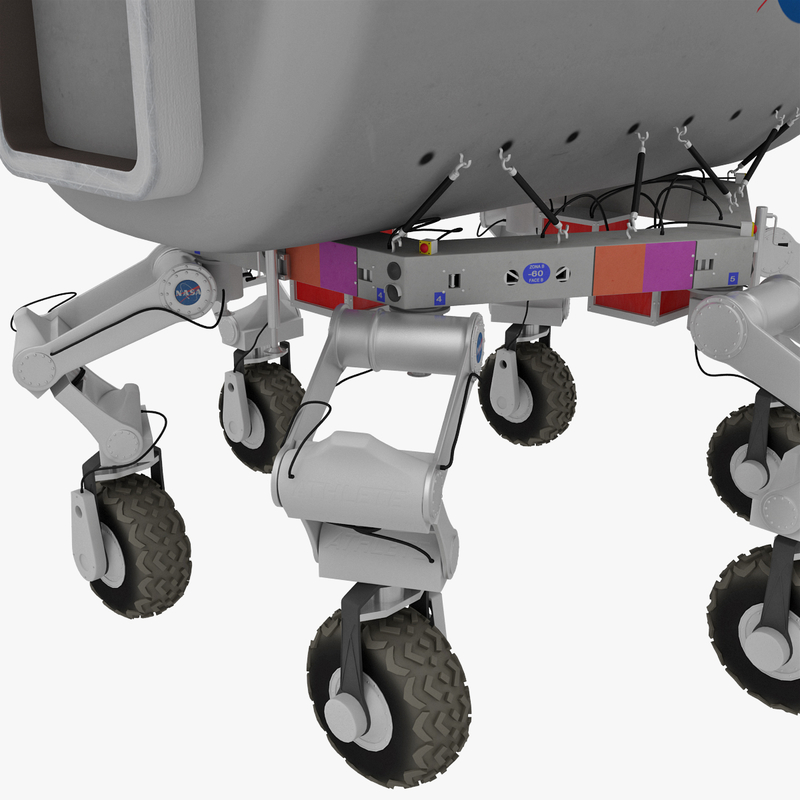 3d max nasa athlete robotic lunar rover
