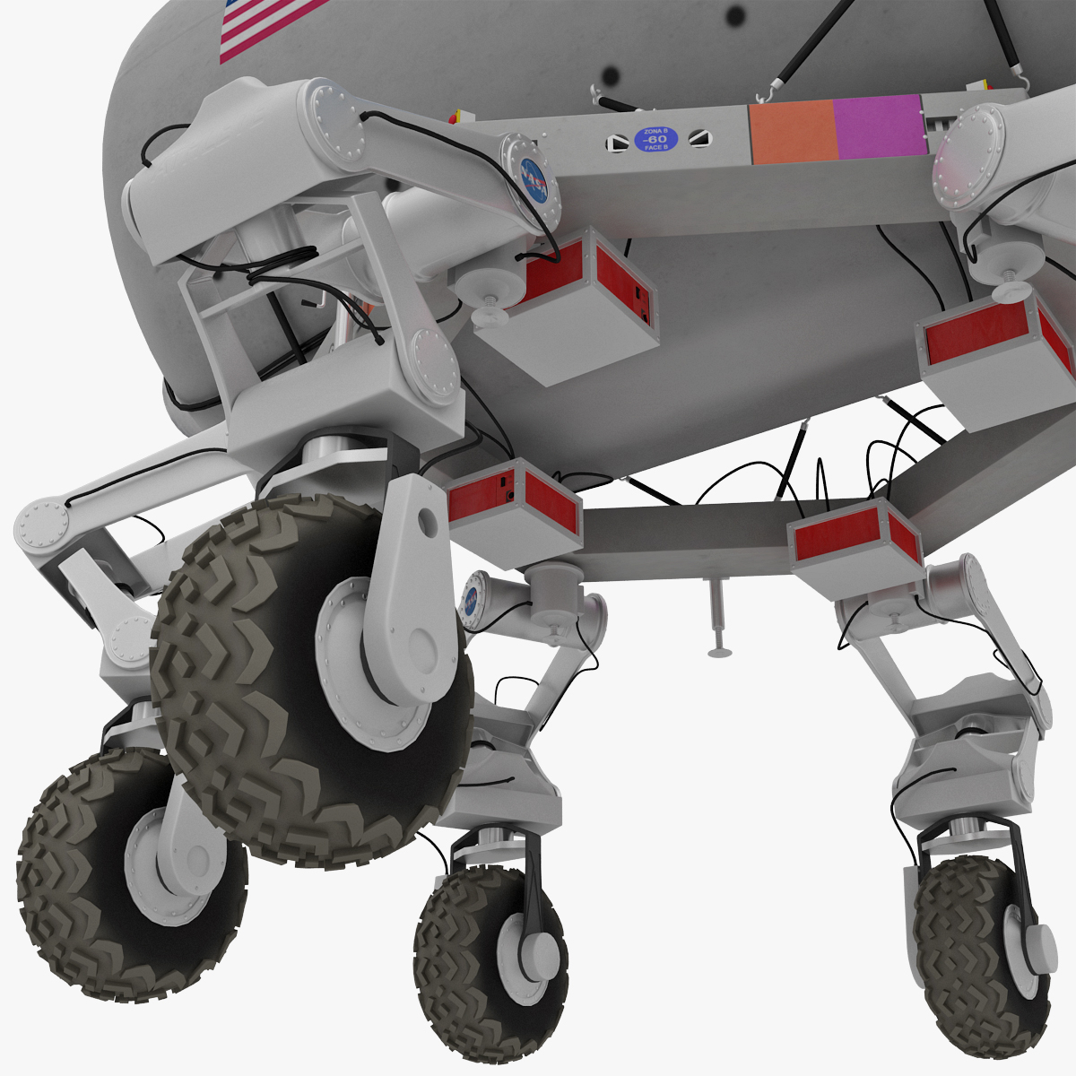 3d max nasa athlete robotic lunar rover