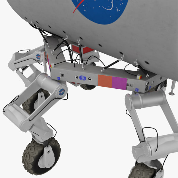 3d max nasa athlete robotic lunar rover