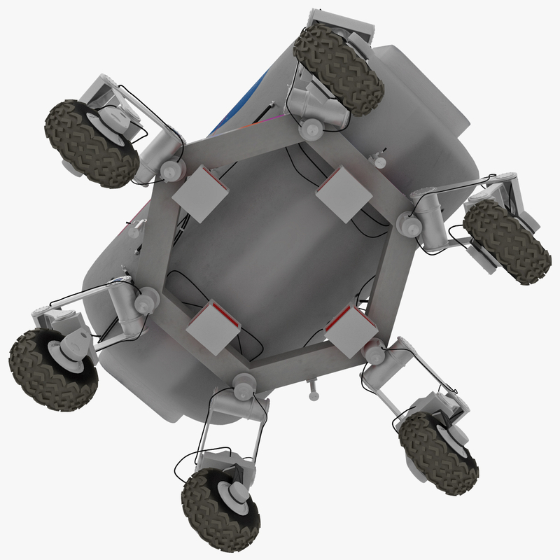 3d max nasa athlete robotic lunar rover