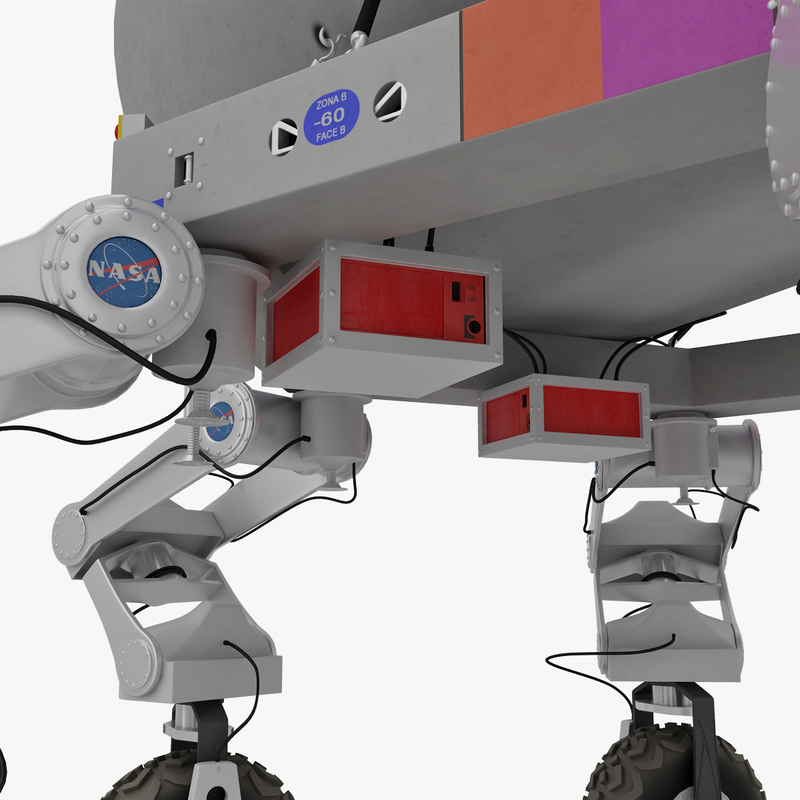 3d max nasa athlete robotic lunar rover