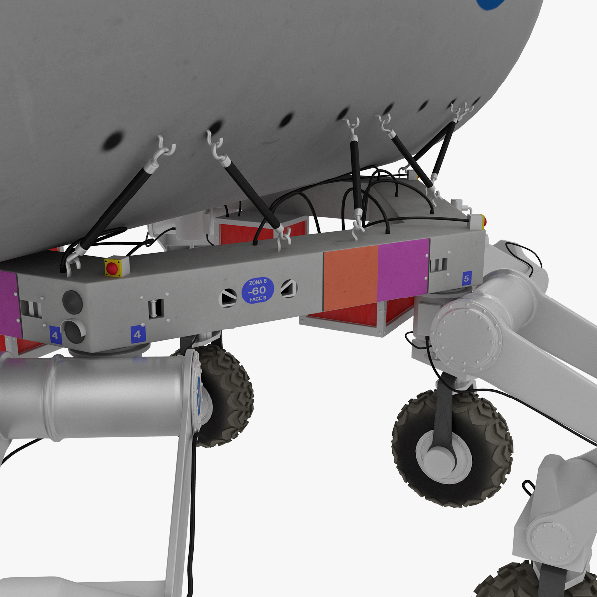 3d max nasa athlete robotic lunar rover