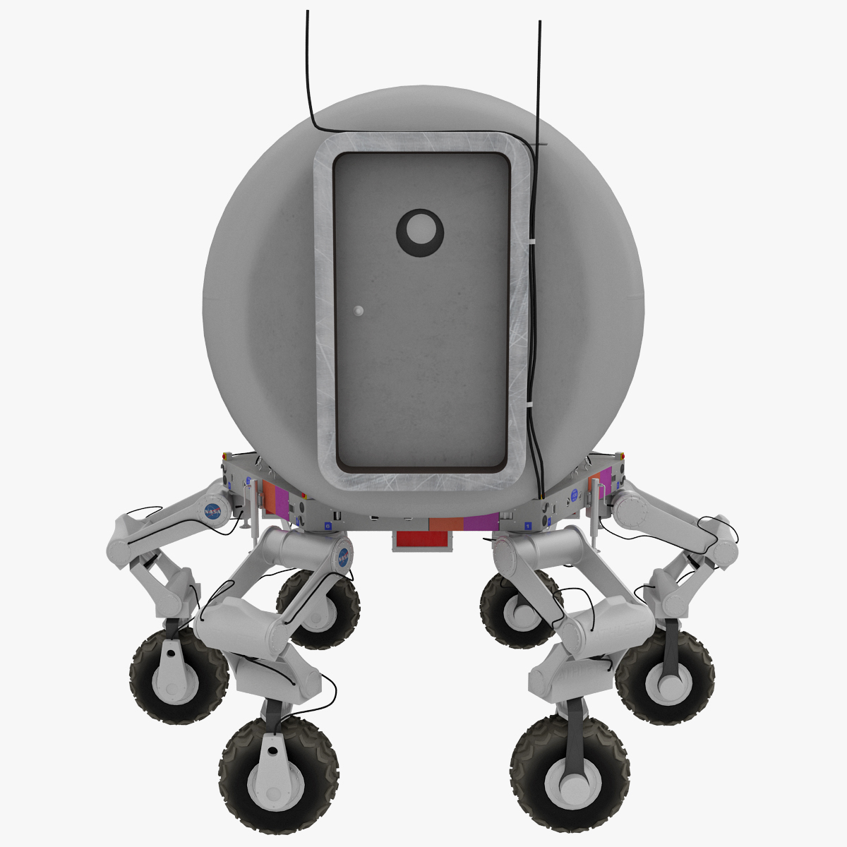 3d max nasa athlete robotic lunar rover