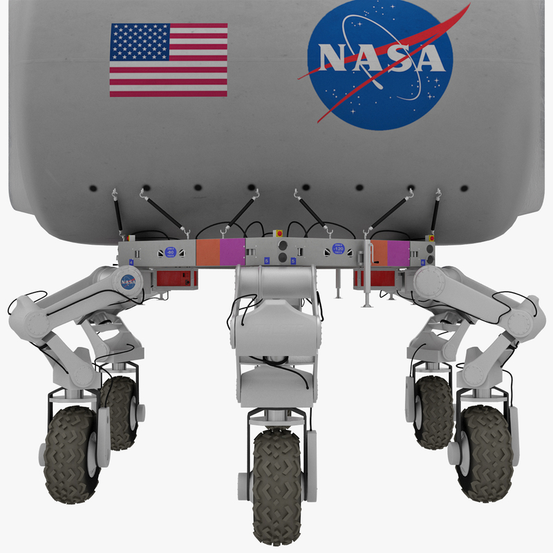 3d max nasa athlete robotic lunar rover