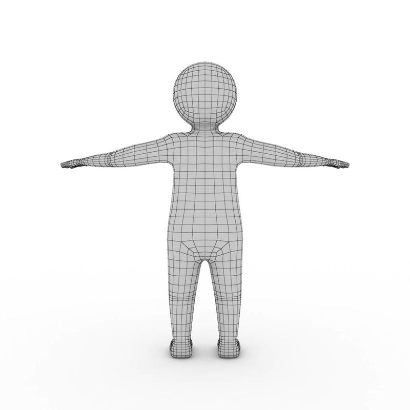 dummy man 3d obj