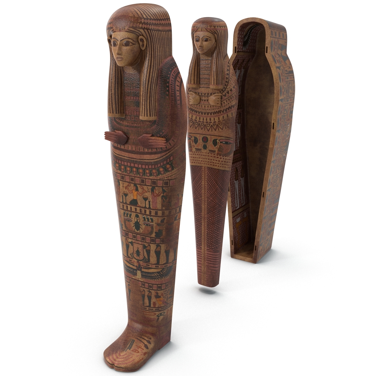 3d egyptian sarcophagus