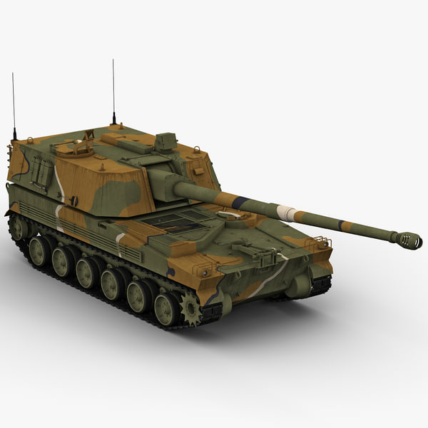 3d max korean howitzer k9 thunder