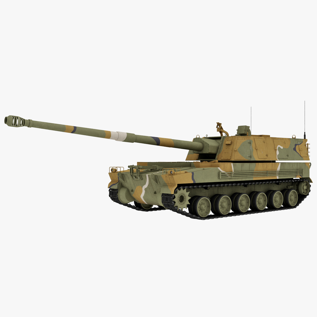 3d max korean howitzer k9 thunder