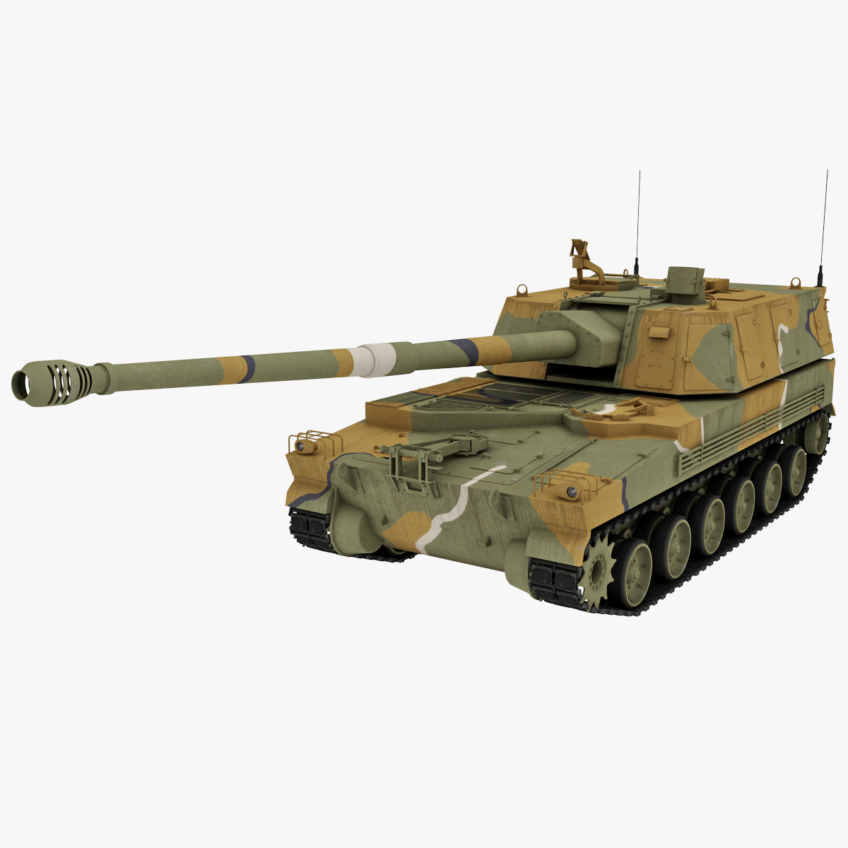 3d max korean howitzer k9 thunder