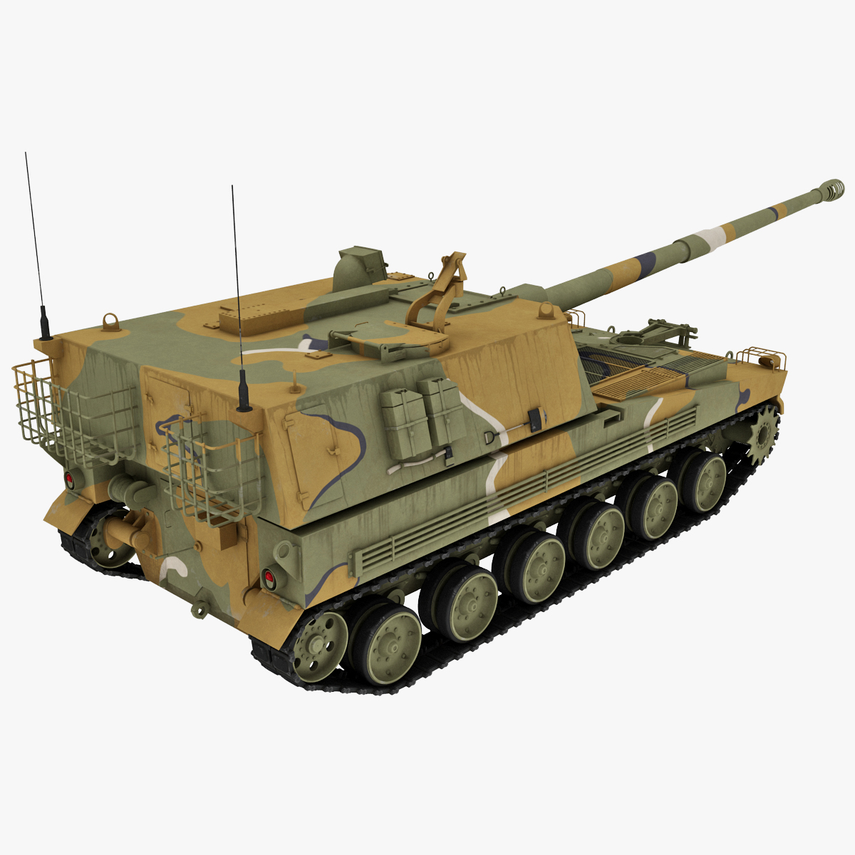 3d max korean howitzer k9 thunder