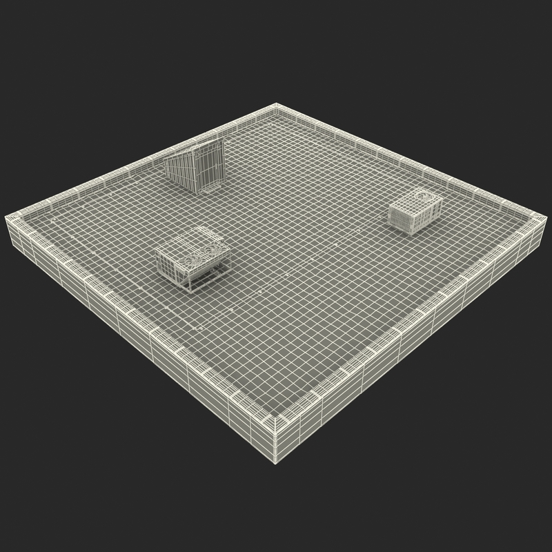 3d rooftop roof model