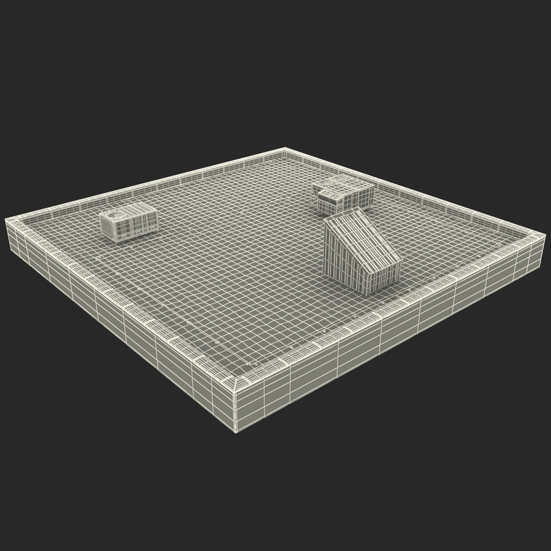 3d rooftop roof model