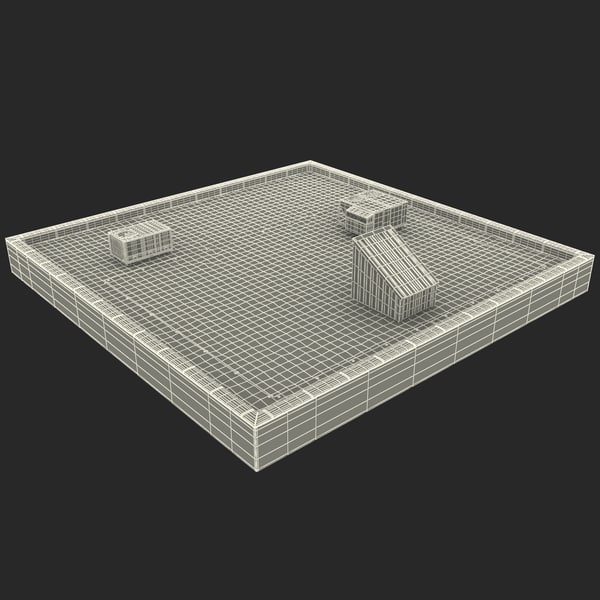 3d rooftop roof model