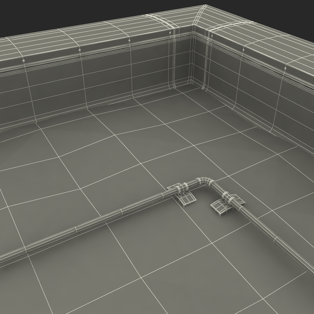 3d rooftop roof model