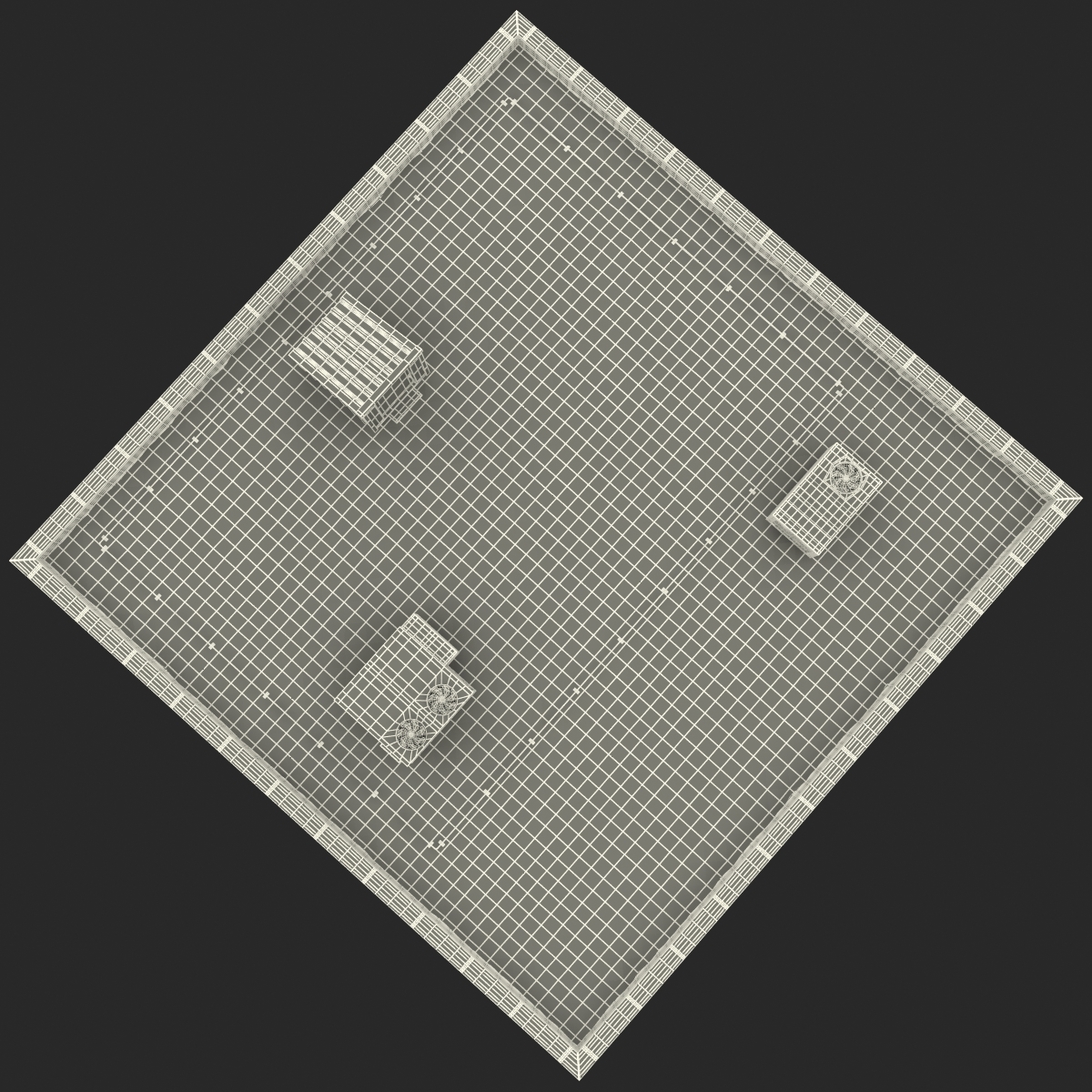 3d rooftop roof model