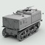 military m4 highspeed tractor 3d max