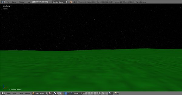 plains landscape 3d model