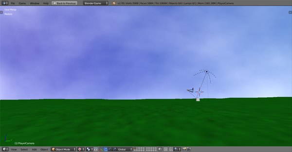 plains landscape 3d model