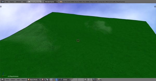 plains landscape 3d model