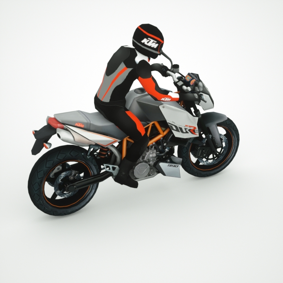 2012 ktm super duke 3d obj