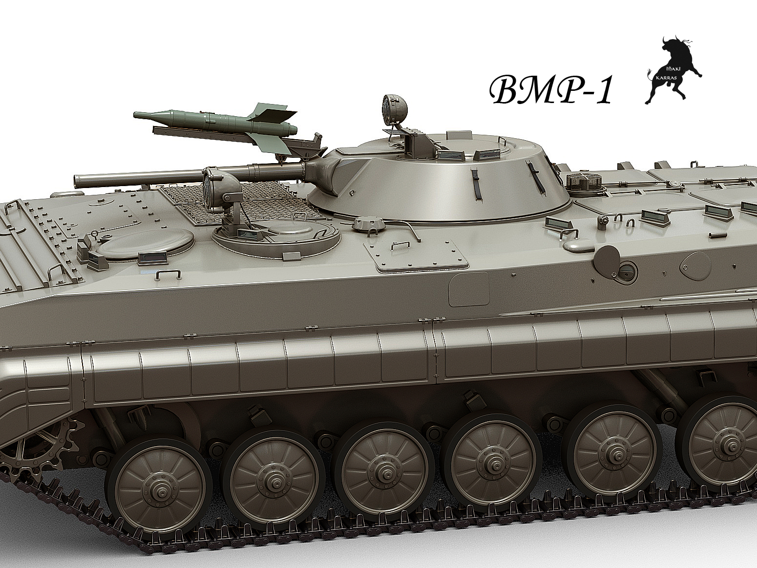3ds max bmp-1 infantry