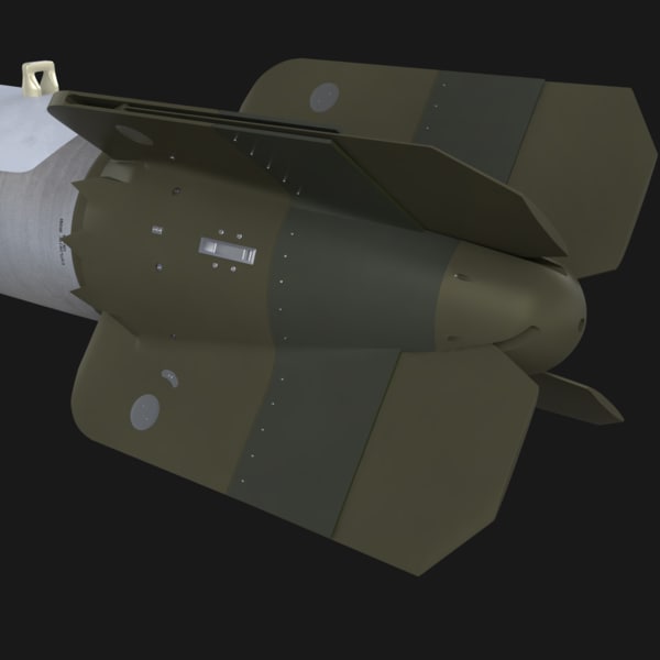 gbu-24 paveway iii bomb 3d model