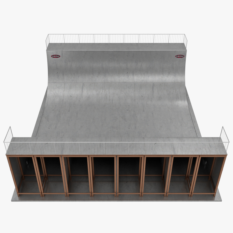 half pipe 3d model