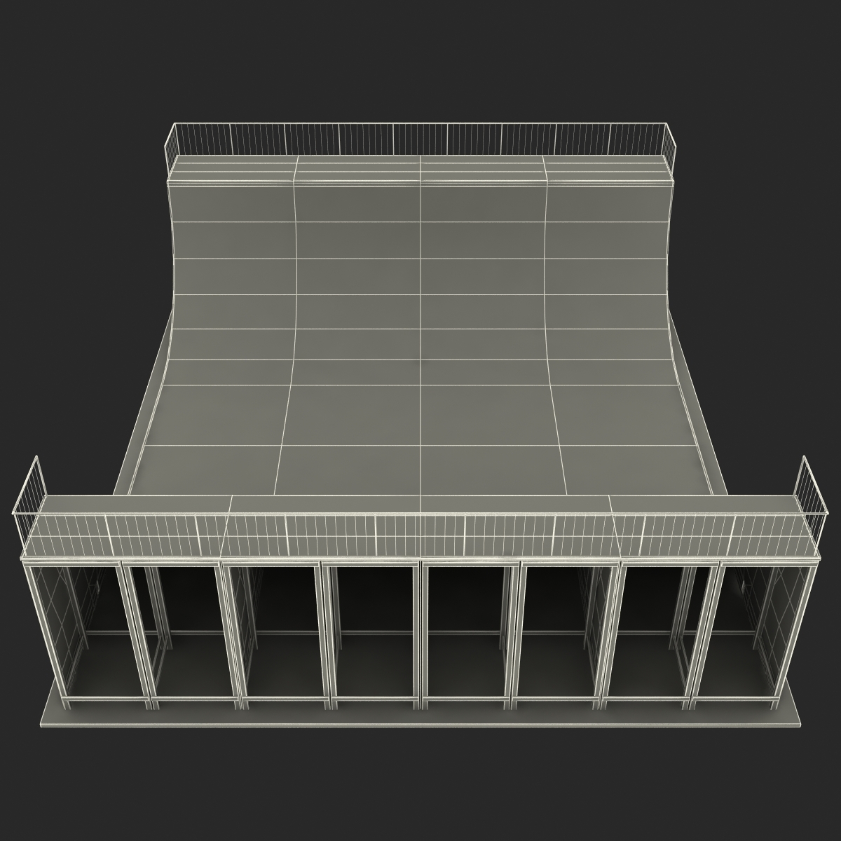 half pipe 3d model