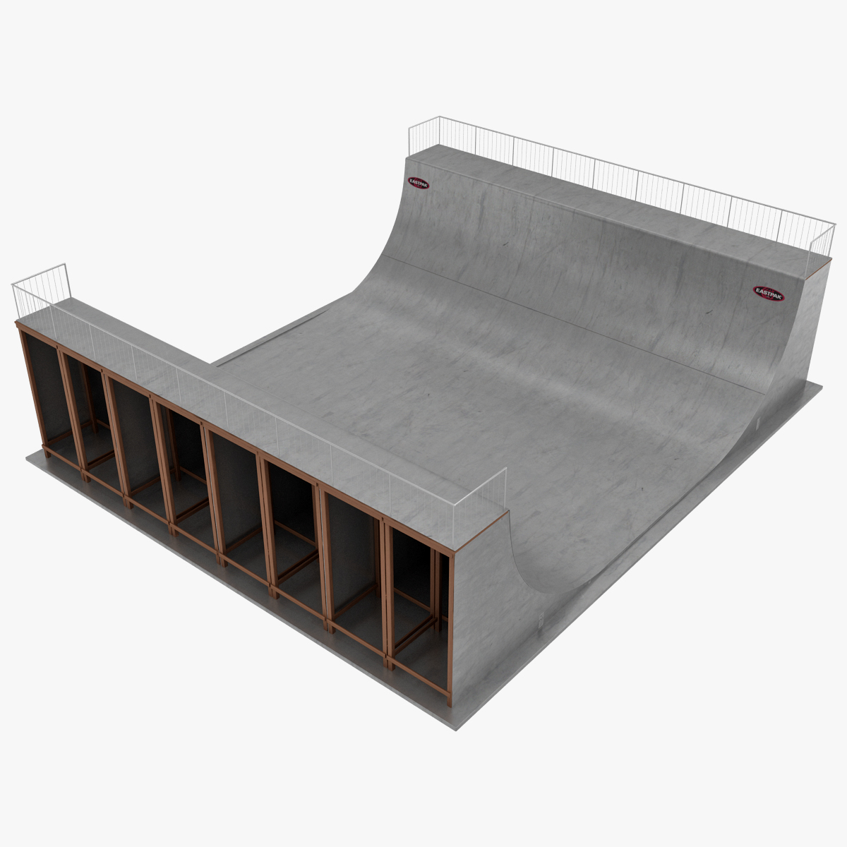 half pipe 3d model