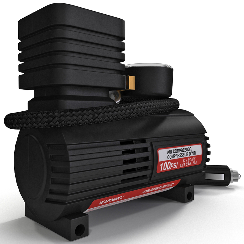 3d portable auto air compressor