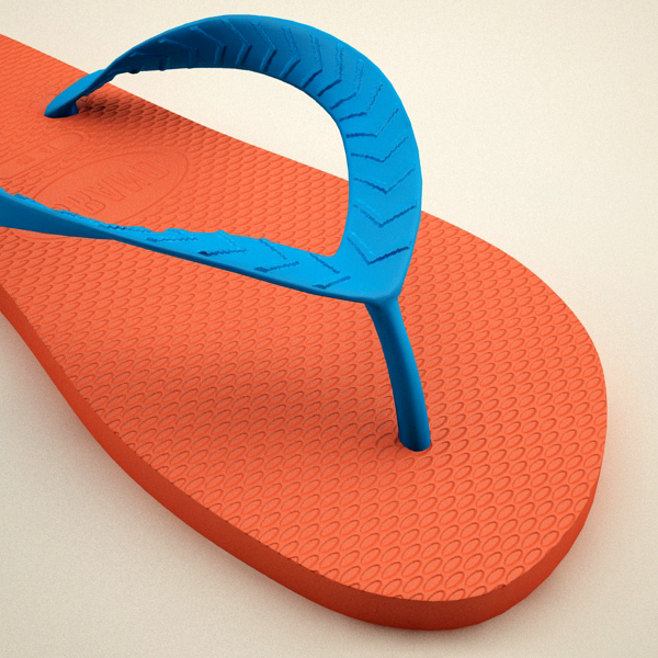 flip flops 3d model