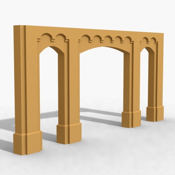 3d model arch